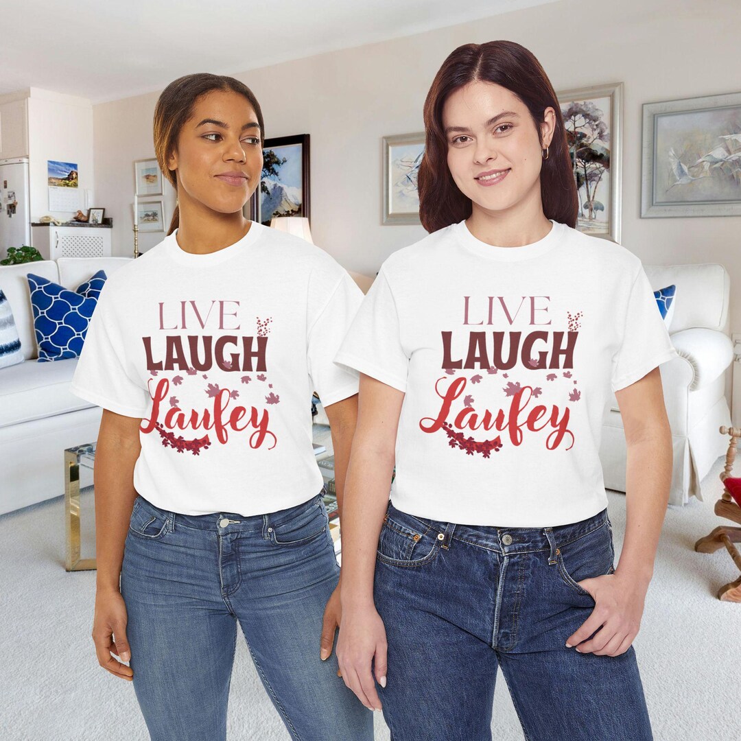 Live Laugh Laufey Red T-shirt, Graphic Tee, Funny Norse Mythology Shirt ...