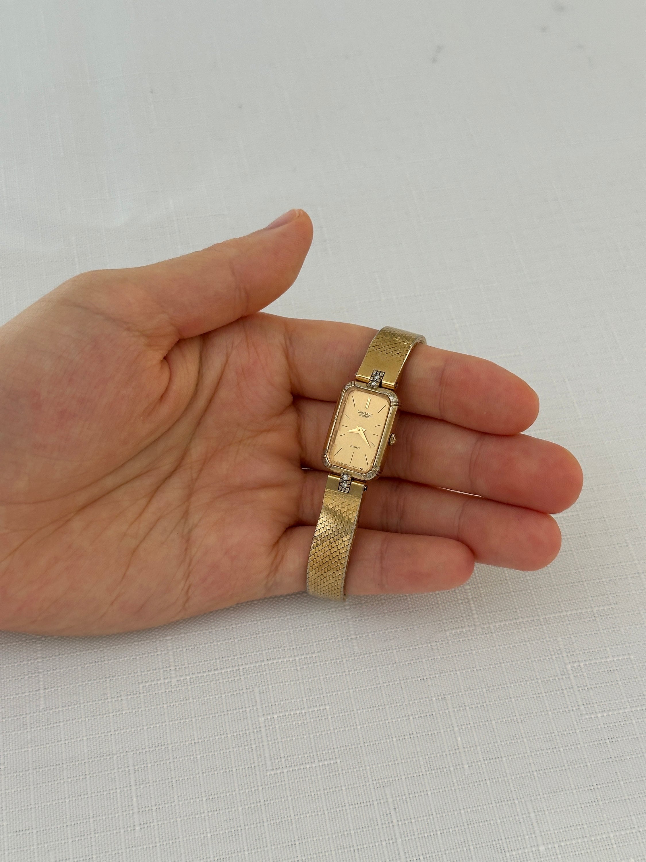 Vintage Ladies Gold Seiko Lassale Watch - Etsy