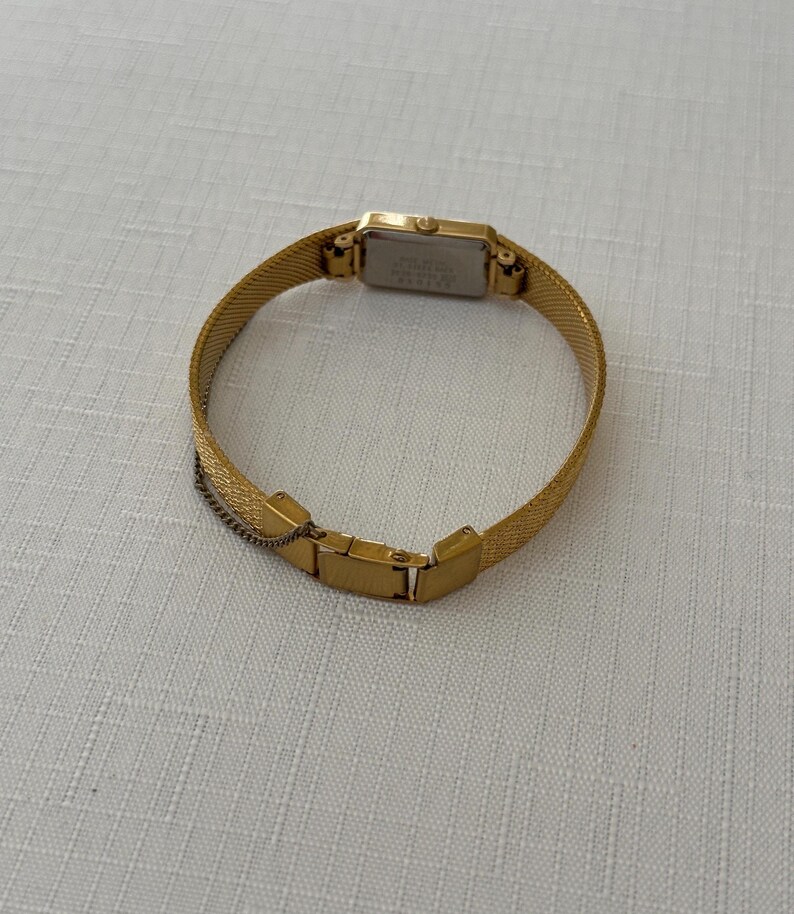 Vintage Ladies Gold Seiko Rectangle Watch - Etsy