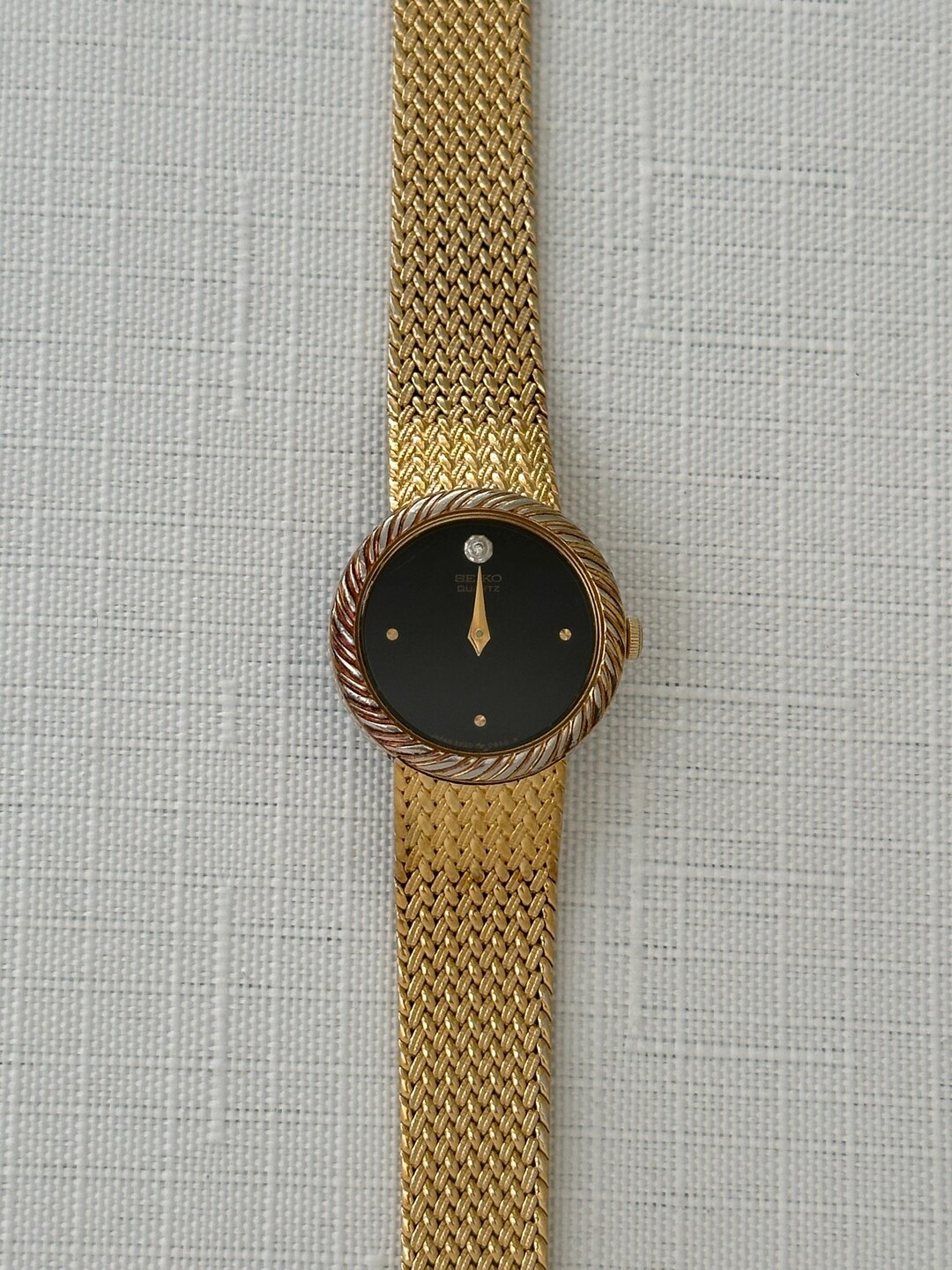 Vintage Ladies Gold Seiko Circle Watch - Etsy