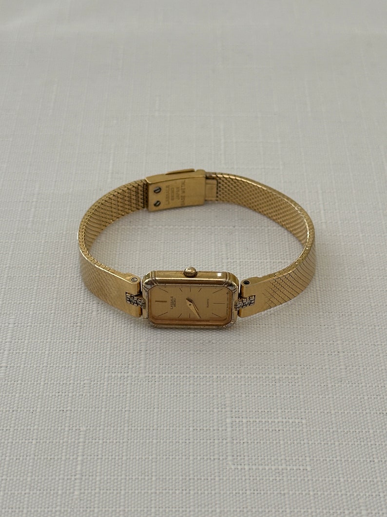 Vintage Ladies Gold Seiko Lassale Watch - Etsy