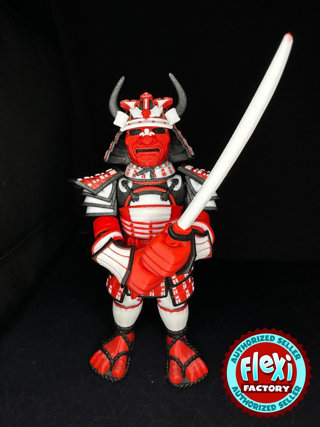 Flexi Factory Samurai | Articulated 3d Printed Fidget Toy - Etsy