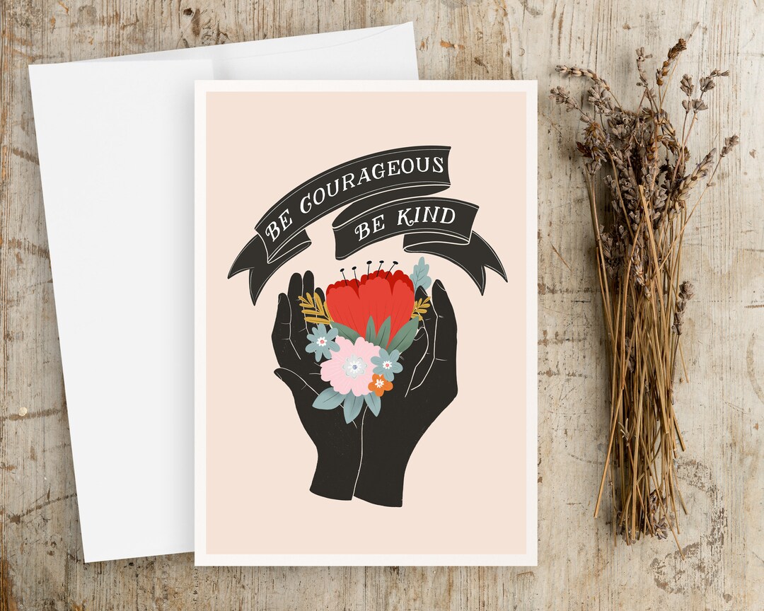 Folk Art Quote Greeting Card | Greeting Card Set | Note Cards | Set of ...