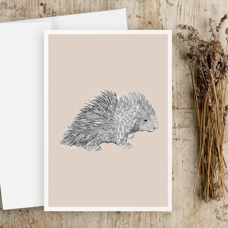 Porcupine Art - Etsy