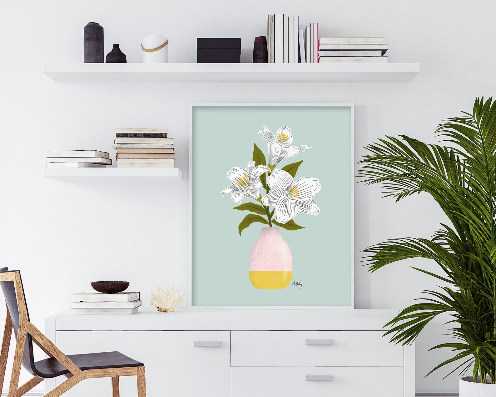 Floral Wall Art | Etsy