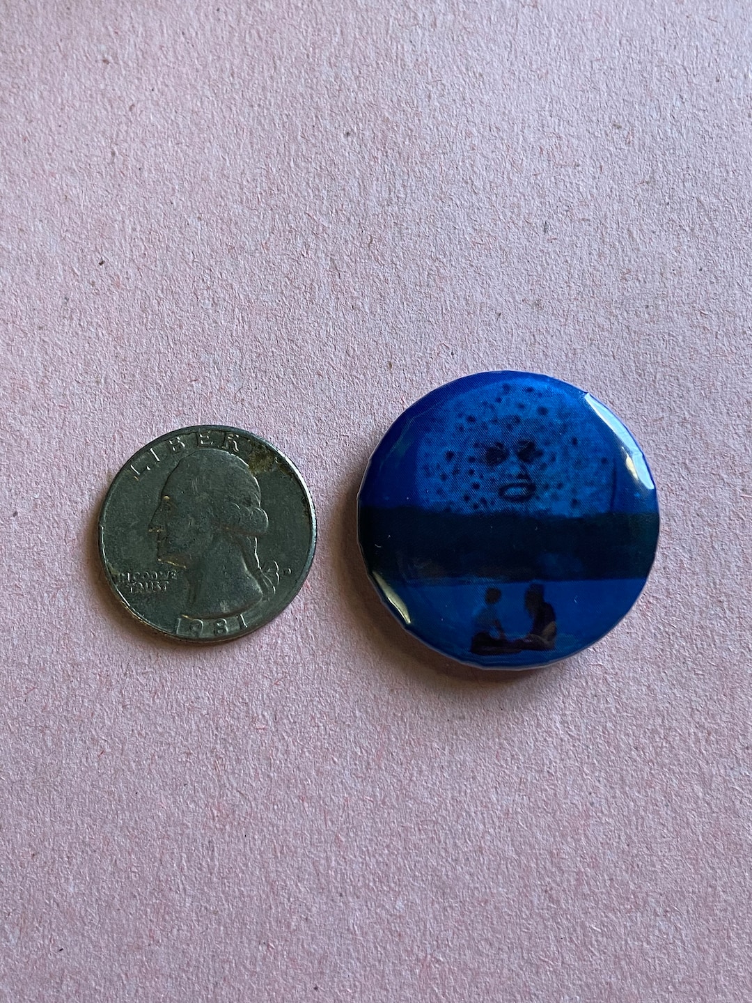 1.25” Mr. Melancholy I Saw the TV Glow Pin - Etsy