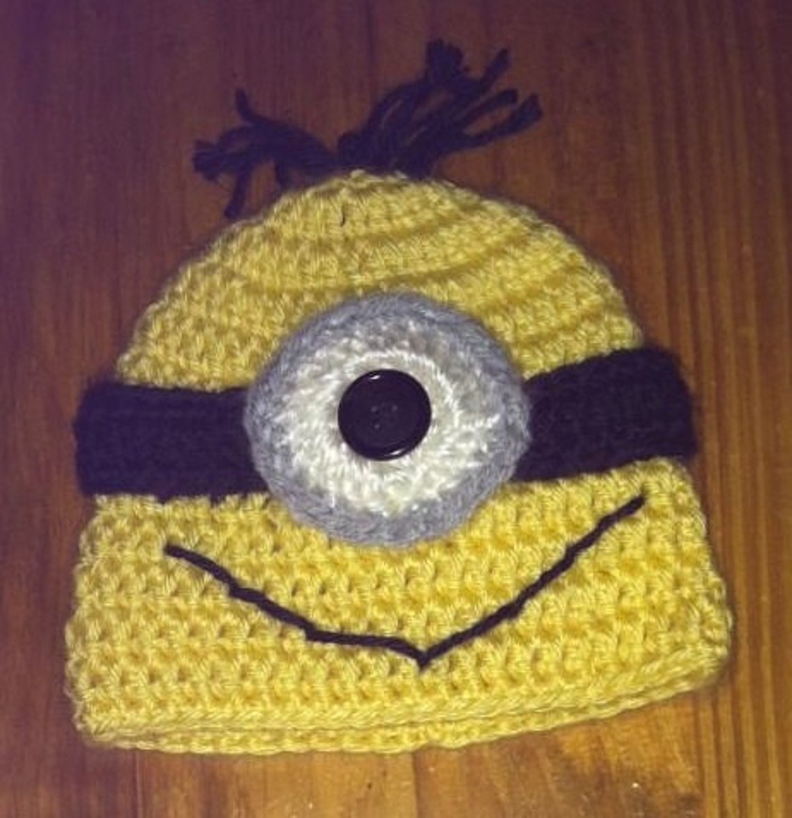 Crochet Newborn MINION Hat & Diaper Cover Set - PHOTO PROP - Etsy