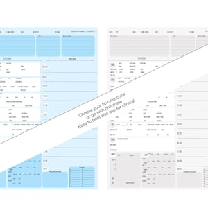 ICU Report Cheat Sheet, System-by-system With Time Management Planner ...