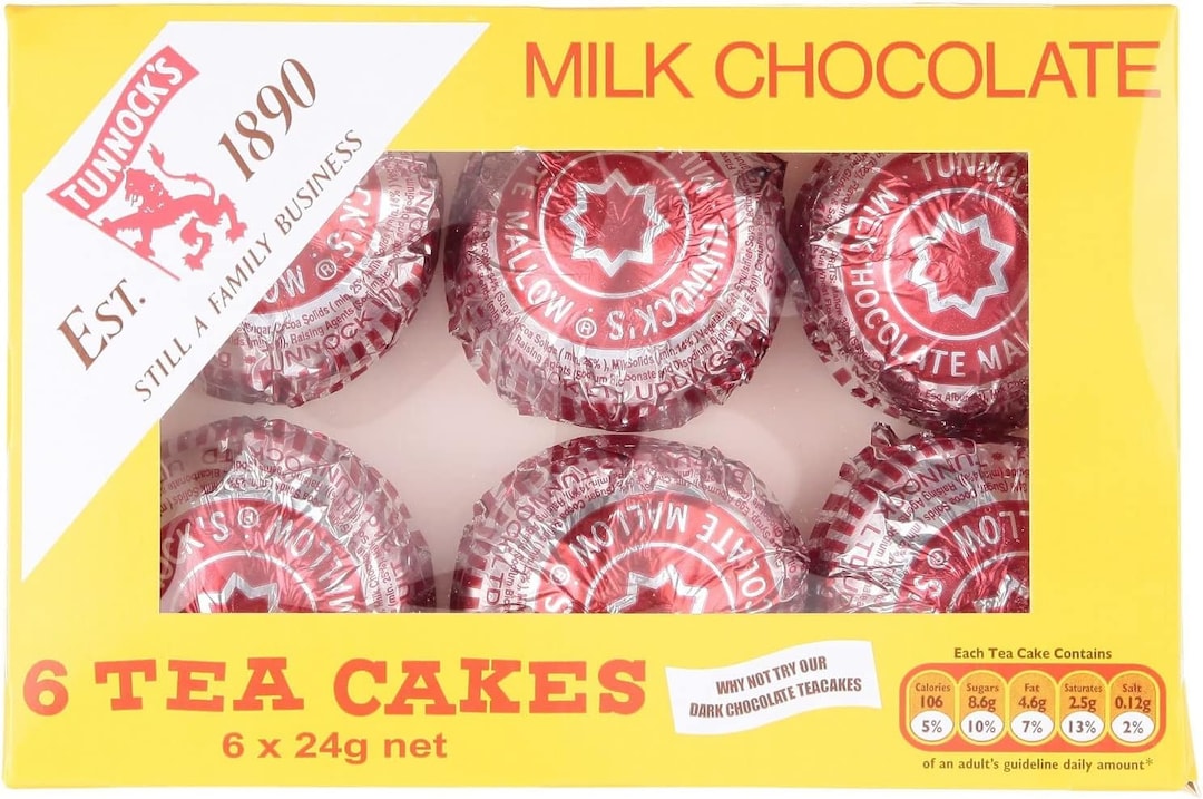 Tunnock's Milk Chocolate Tea Cakes, 6 X 24g - Etsy