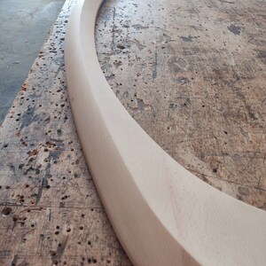 Mirror Wall Decor, Wooden Mirror Frame, Mid Century Mirror, Abstract ...