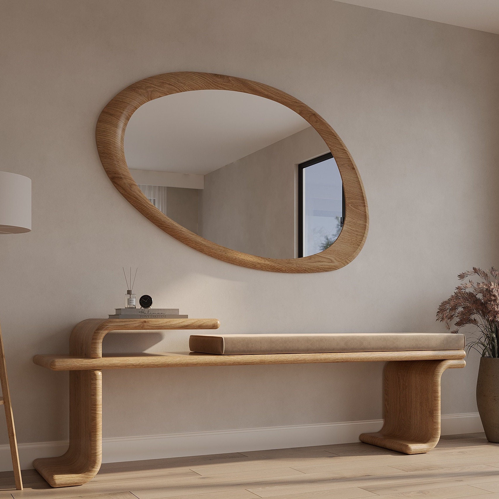 Asymmetric Mirror, Irregular Mirror, Wall Mirrors for Living Room ...