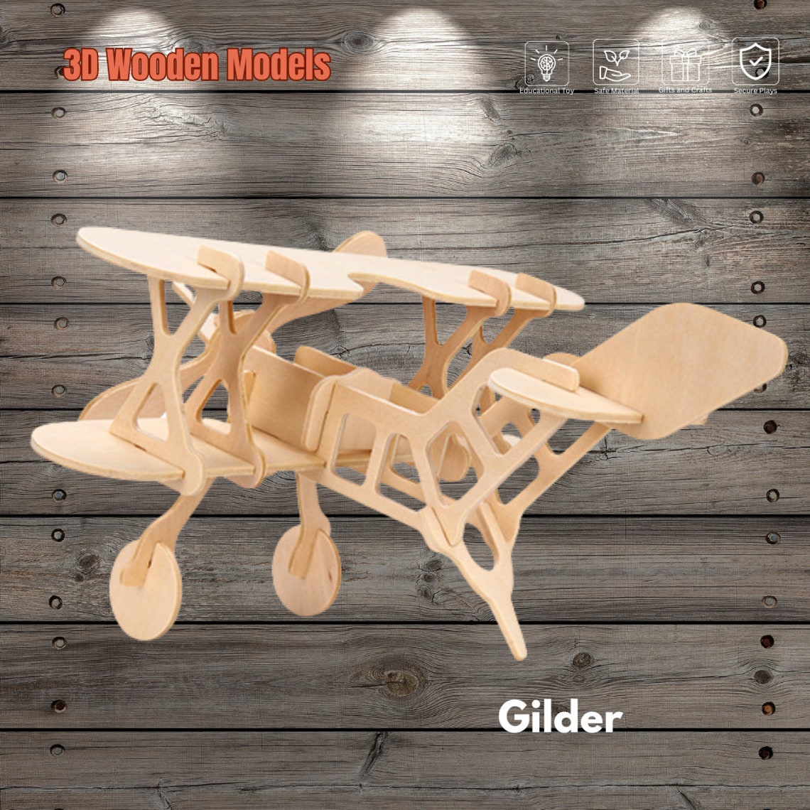Wooden Airplane Model Kits Perfect DIY Craft for Aviation Enthusiasts ...
