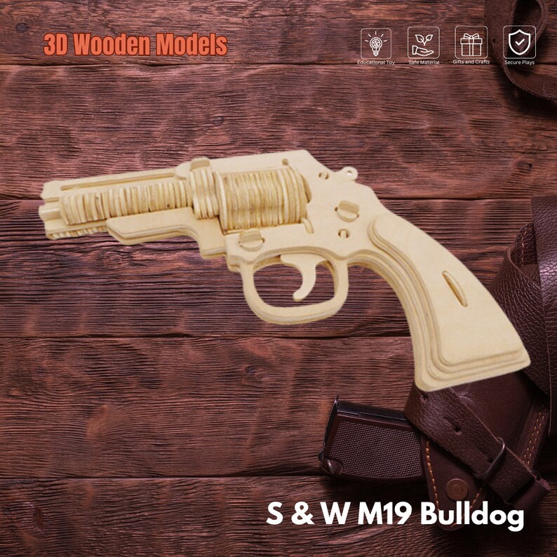 STEM Weapon-themed Wooden Assembly Models: Hands-on, Brain-engaging Fun ...