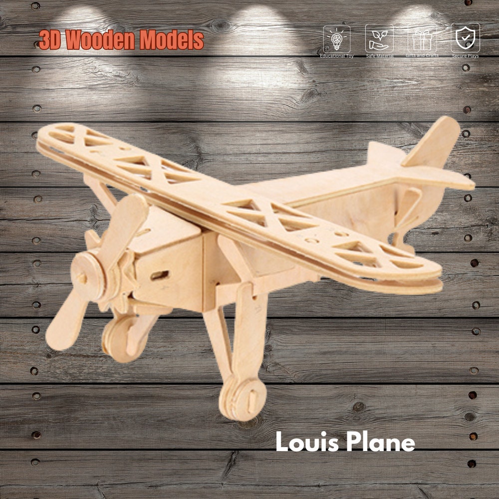Wooden Airplane Model Kits - Perfect DIY Craft for Aviation Enthusiasts ...
