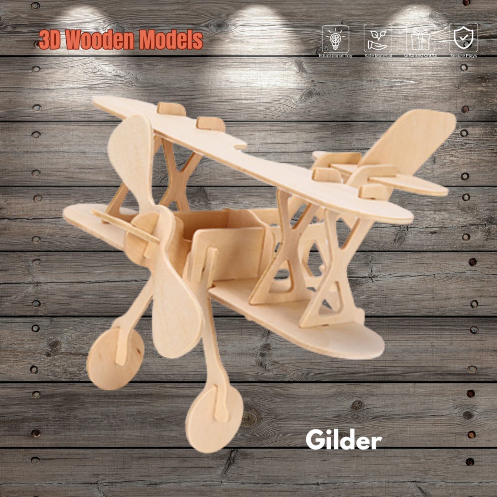 Wooden Airplane Model Kits Perfect DIY Craft for Aviation Enthusiasts ...