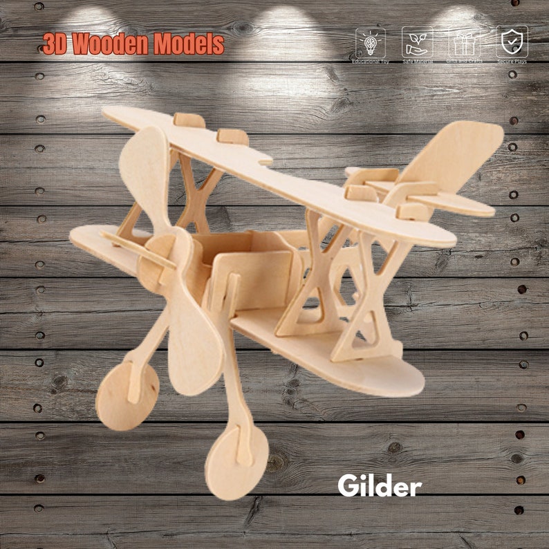 Wooden Airplane Model Kits - Perfect DIY Craft for Aviation Enthusiasts ...