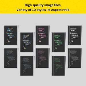 Minimalist Programmer Code Art Print: Tech Office Decor (digital ...