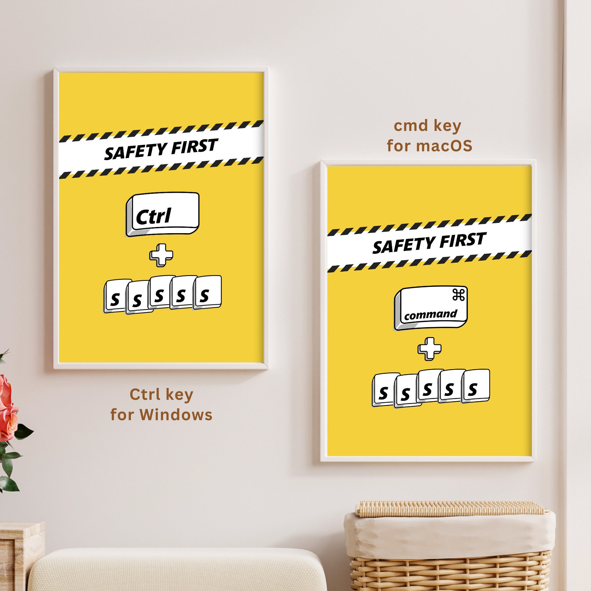 Funny Tech Wall Art - Safety First | Tech Poster | Writer | Designer ...