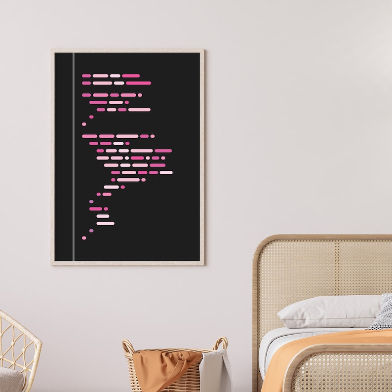 Minimalist Programmer Code Art Print: Tech Office Decor (digital ...