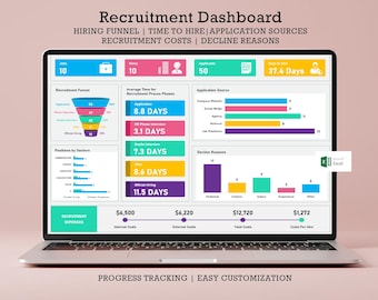 Recruitment Tracker Excel Template | Applicant Tracking Spreadsheet ...