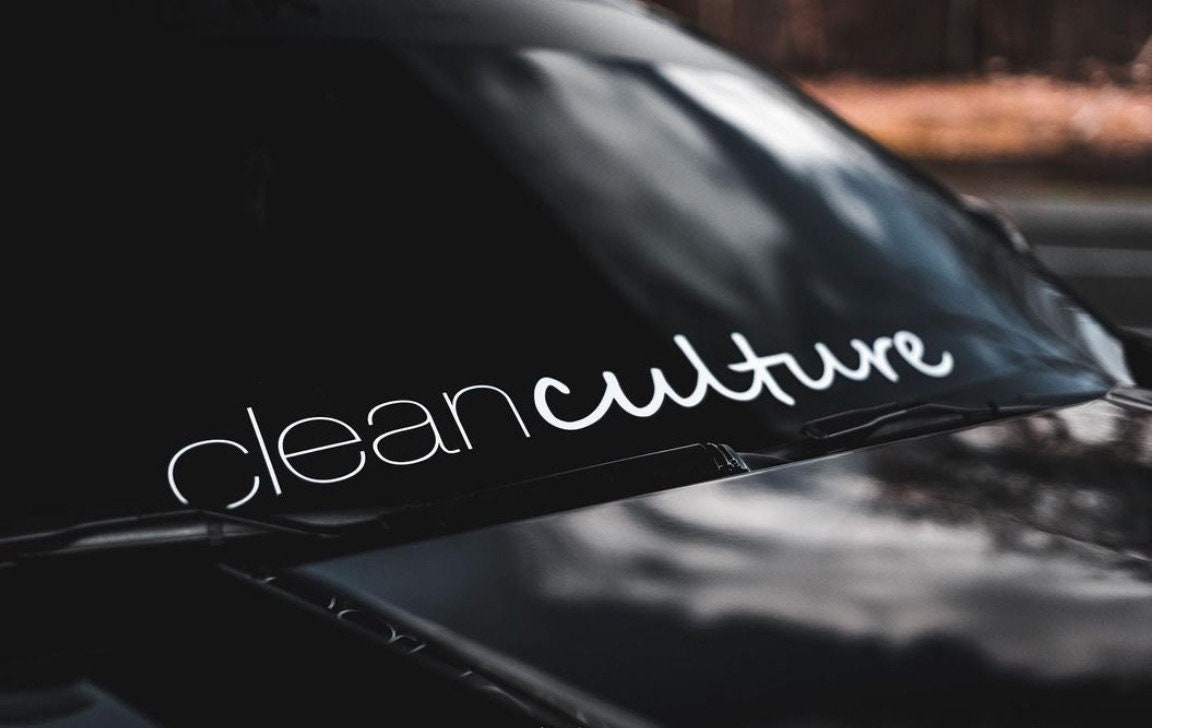 Clean Culture Car Decal /JDM / Car Sticker / Tiktok / Vinyl Sticker ...