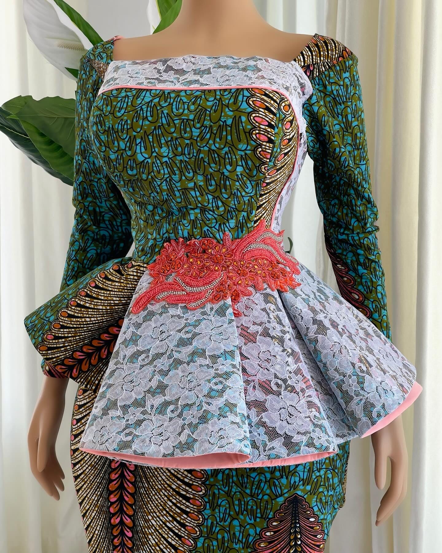 Ankara African Women's Blouse: Classic Elegant Top - Etsy