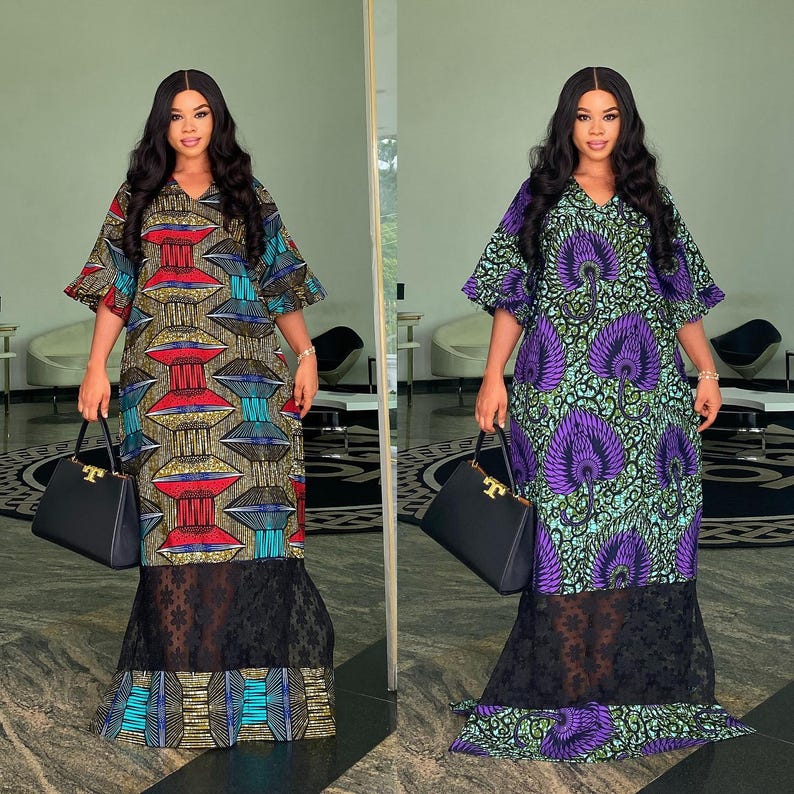 African Ankara Bubu Gown, Ankara Classic Women Maxi Gown,ankara African ...