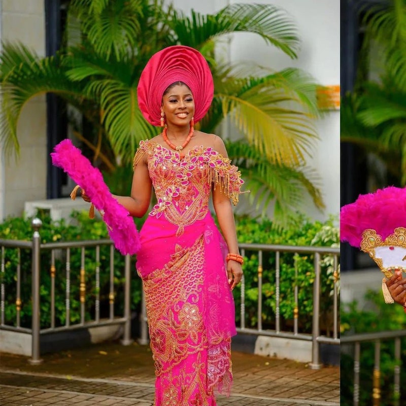 Pink African Dress - Etsy