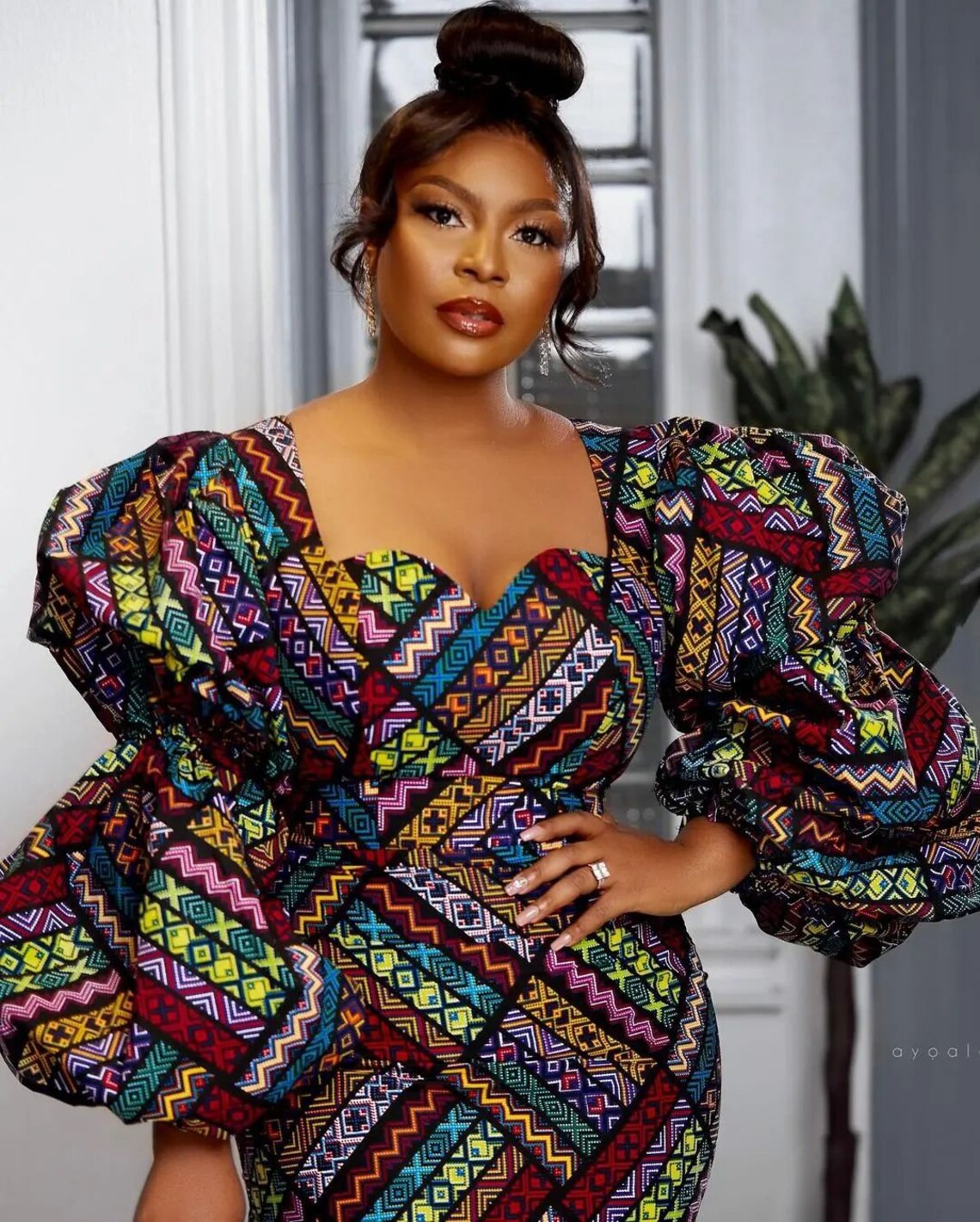 Ankara Straight Wear, African Ankara Dress, Ankara Gown,african Ankara ...