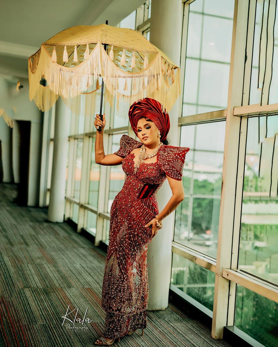 Red George Traditional Wedding Dress,african Fully Homecoming Women ...