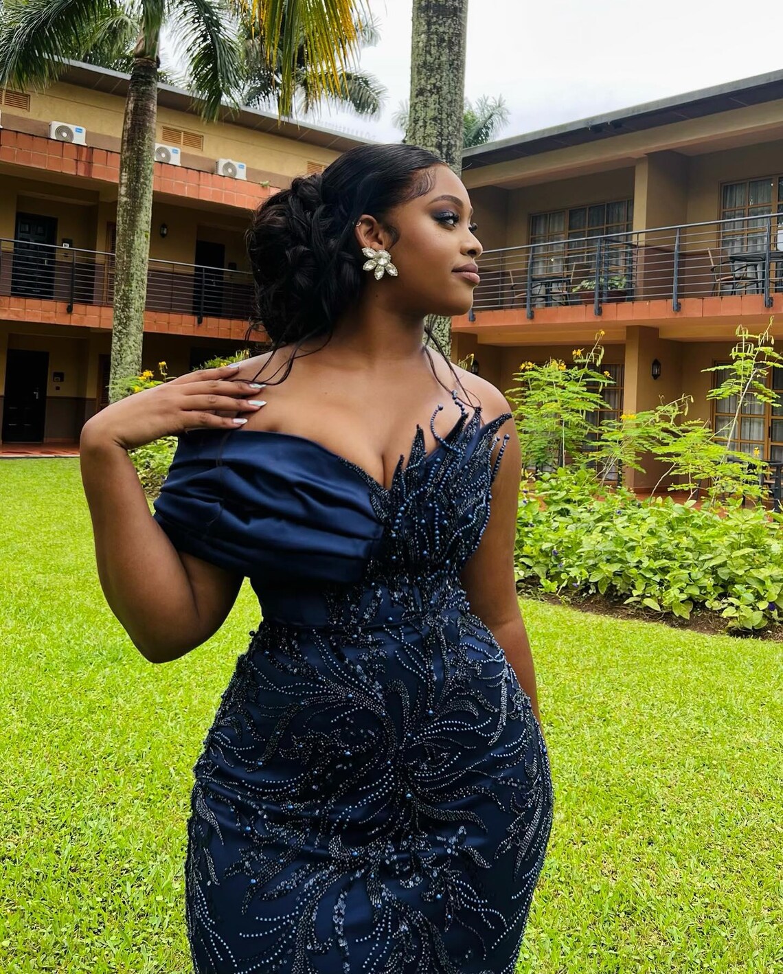 Beaded Lace Corset Dress: Two-piece African Wedding Outfit - Etsy