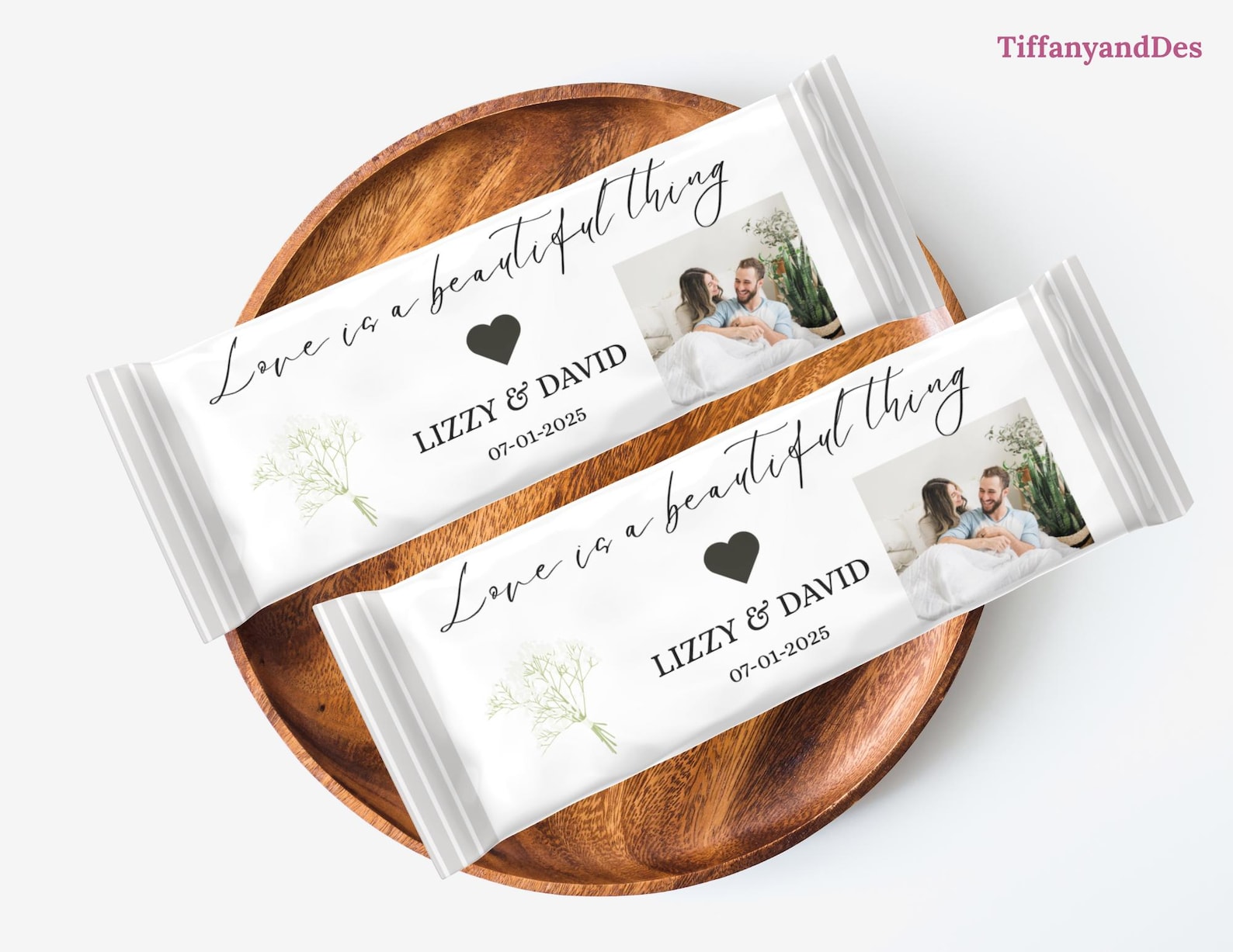 Editable Wedding Chocolate Wrapper Template: DIY Hershey's Favors ...