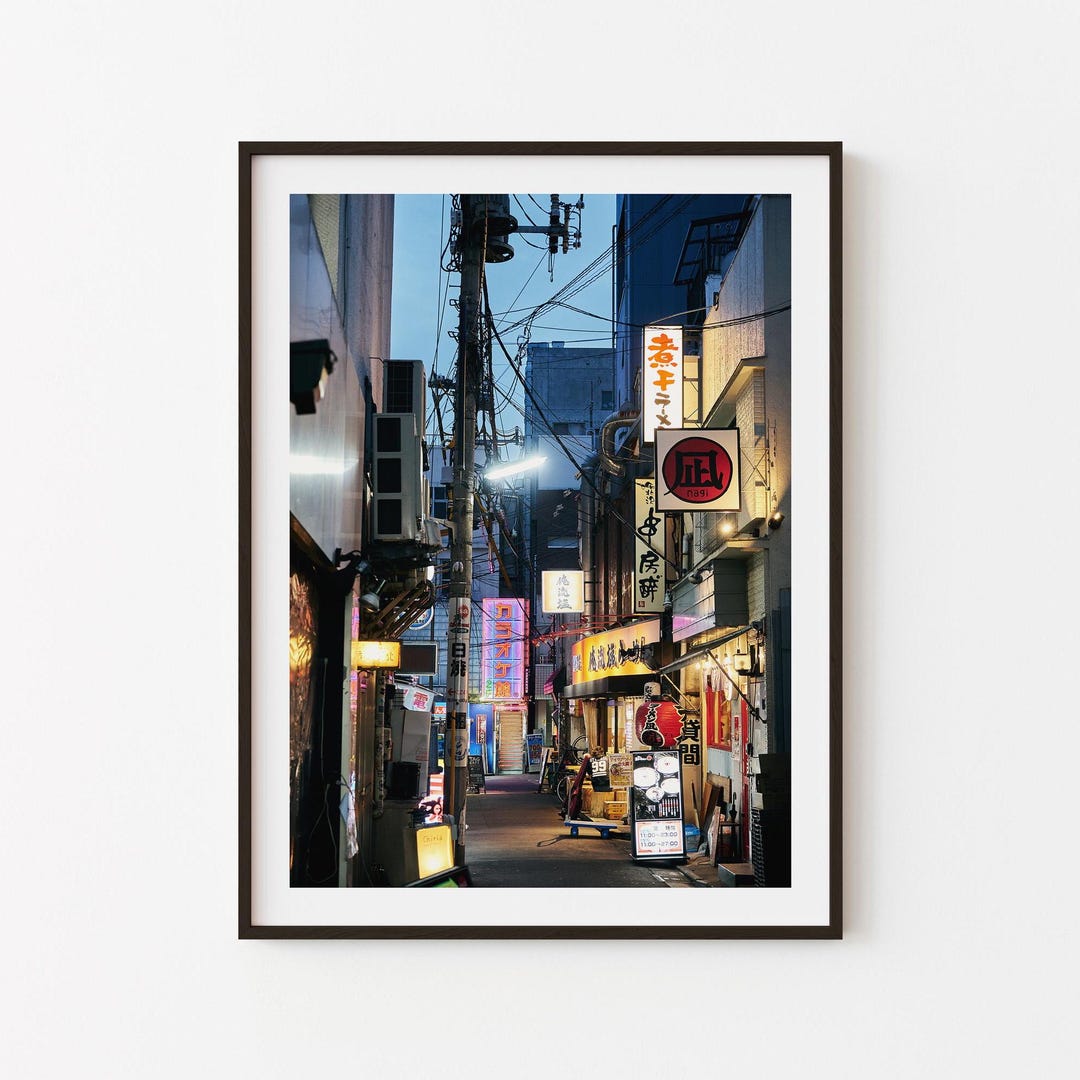 TOKYO Night Photography. Neon Light Photo Original Fine Art Print ...