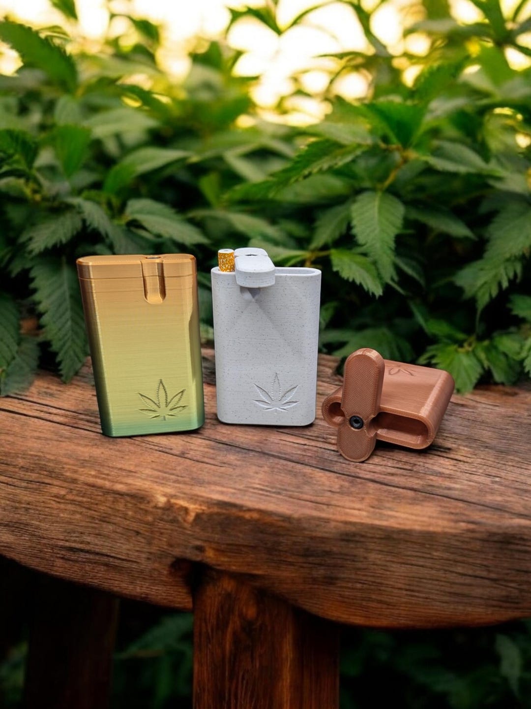 3d Printed Dugout With Spring-loaded One-hitter - Etsy