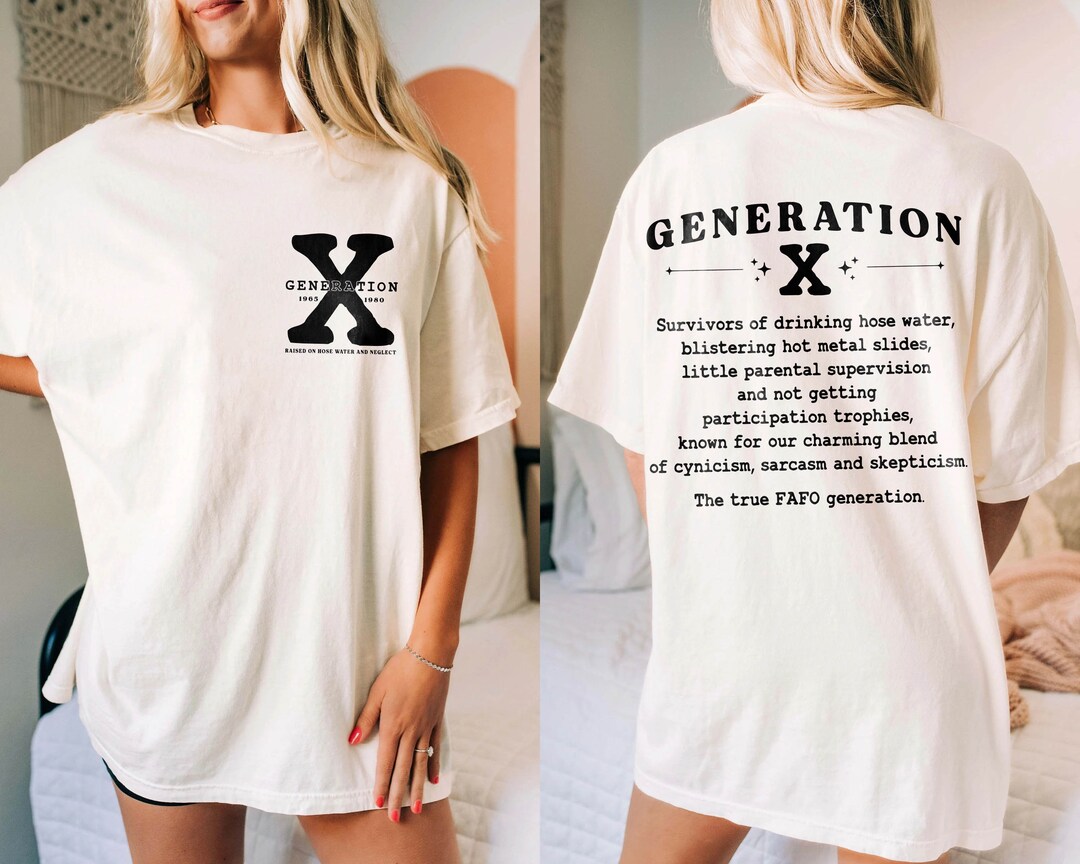 GEN-X SVG, Gen X Svg Png, Generation Svg Png, Sublimation Digital ...