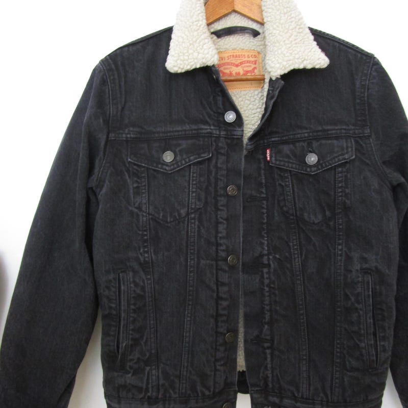 Levis Black Jackets Women - Etsy