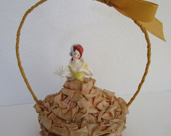 Porcelain Half Doll - Etsy