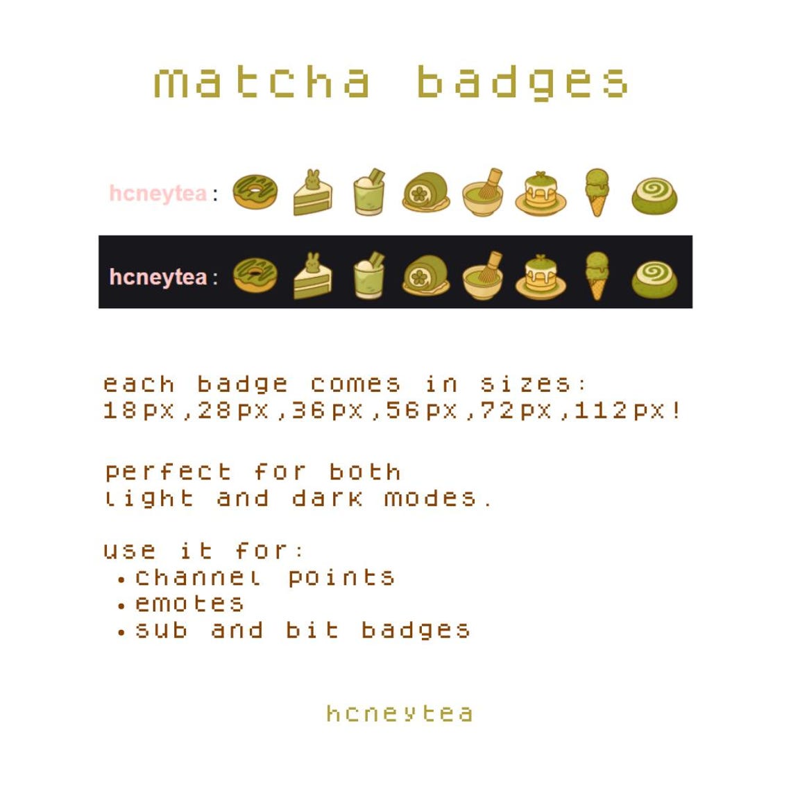 Matcha Badges | Matcha Twitch Badges | Matcha Discord Chat | Matcha ...