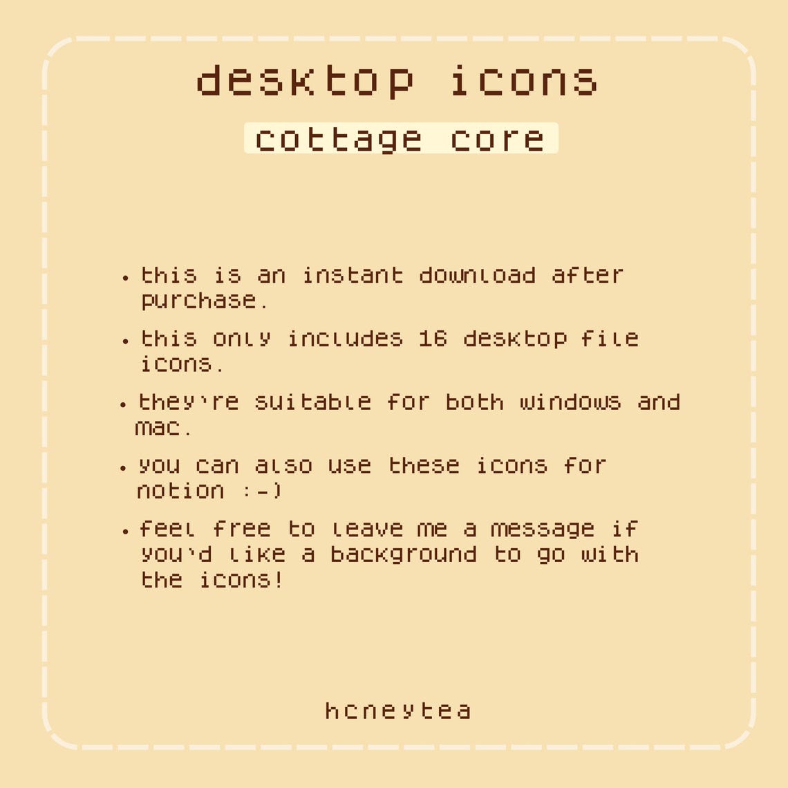 Cottage Core Desktop Icons | Cottage Core Icons | Aesthetic Desktop ...