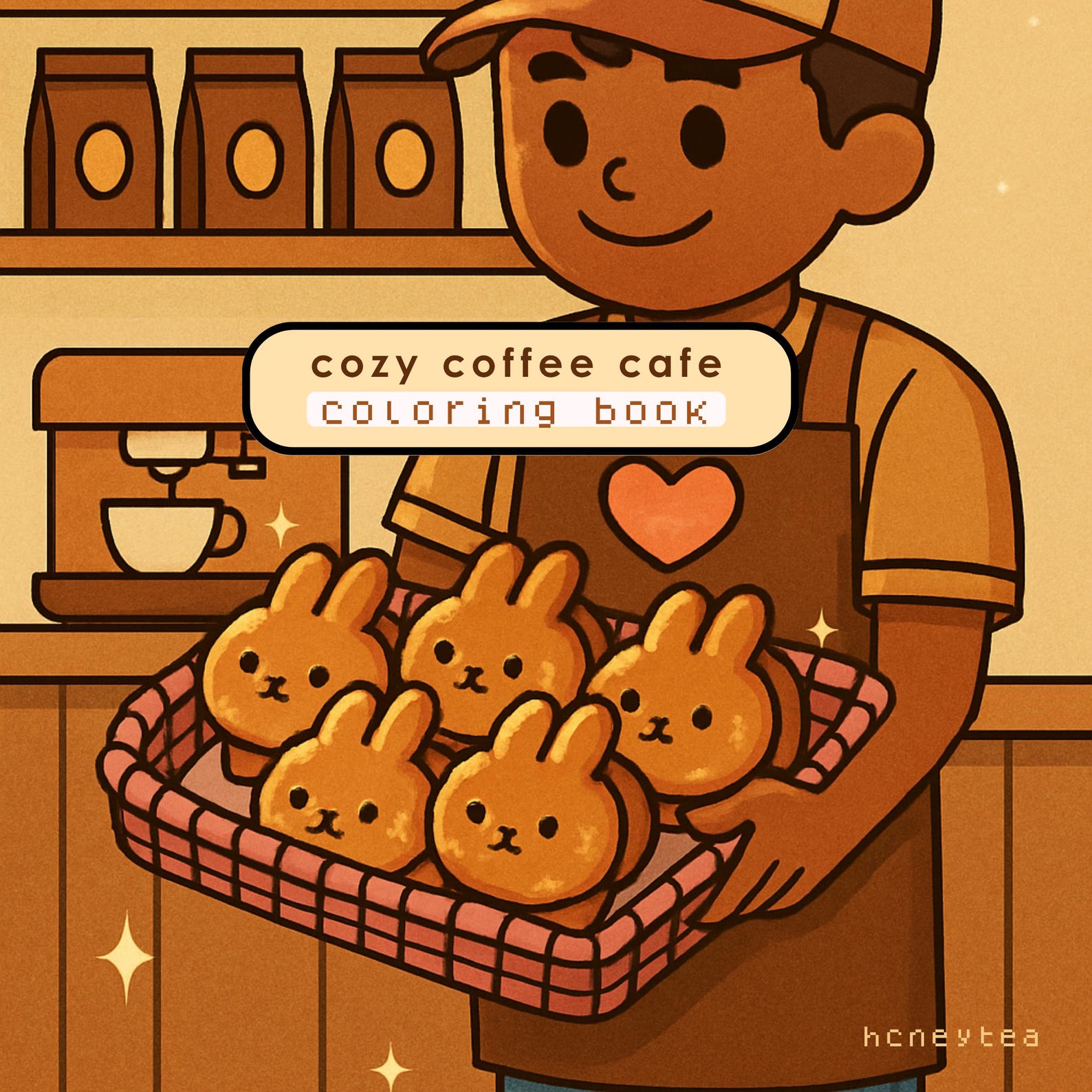 Cozy Coffee Cafe Coloring Book | Cozy Coloring Books | Cafe Coloring ...