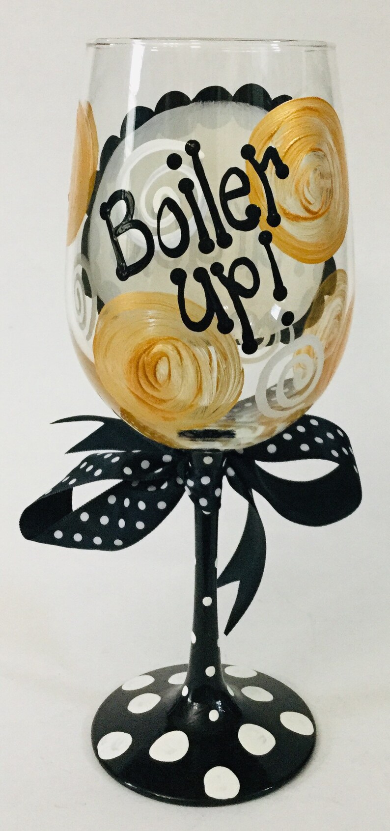 Purdue University Wine Glass - Etsy
