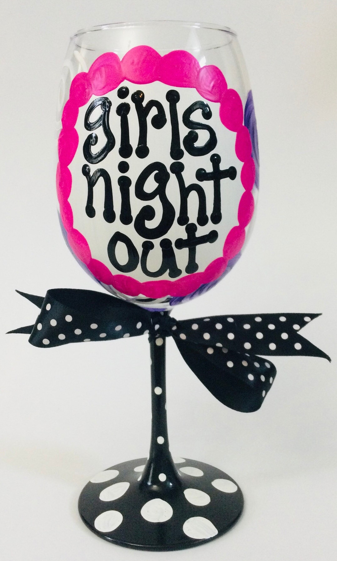 Girls Night Out Wine Glass - Etsy