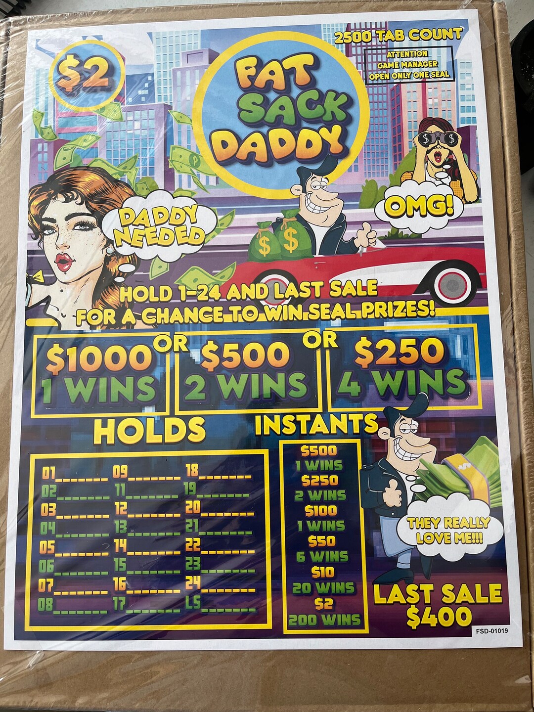 Fat Sack Daddy 2180 Profit Pull Tabs - Etsy