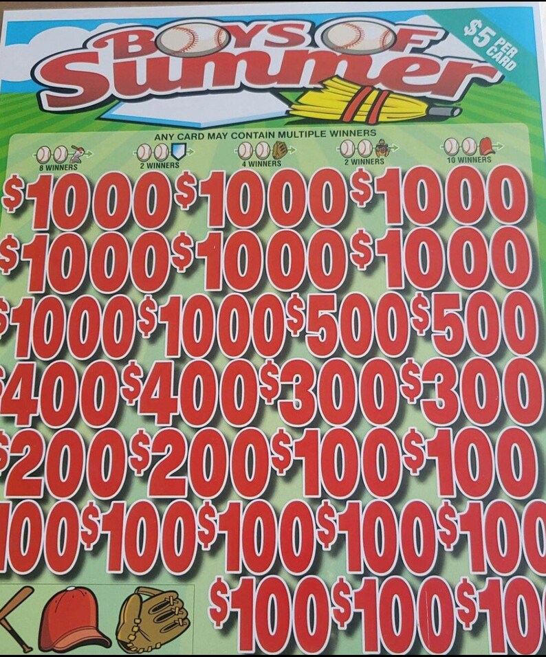 Boys of Summer Instant Pull Tabs Ticket TITLE MAY VARY - Etsy