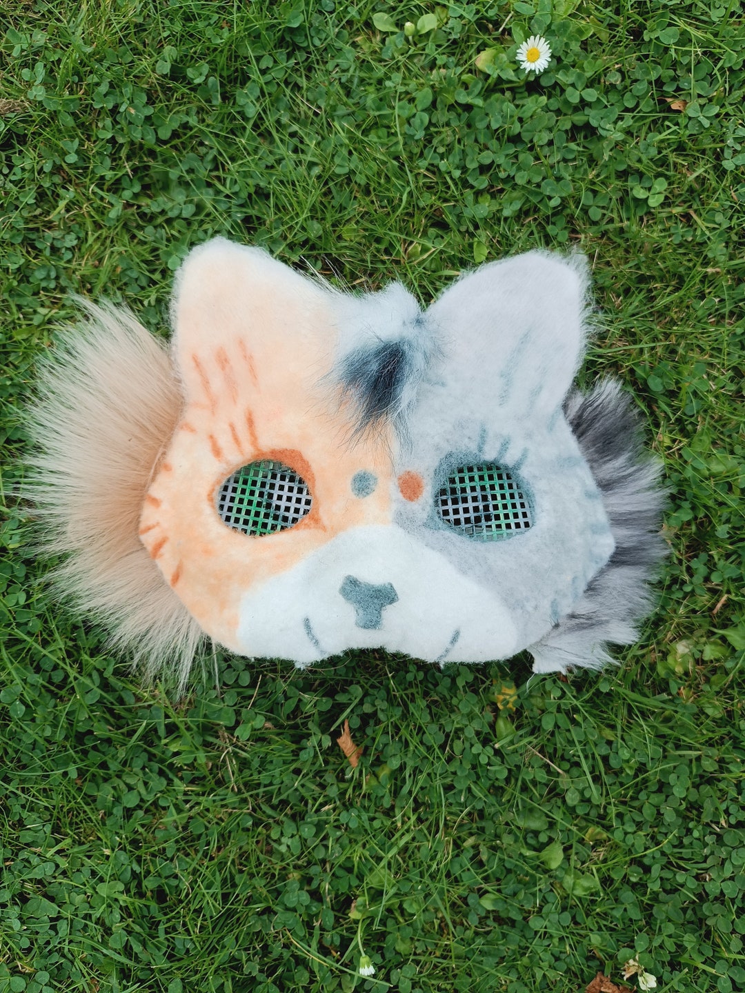 Calico Cat Therian Mask - Etsy