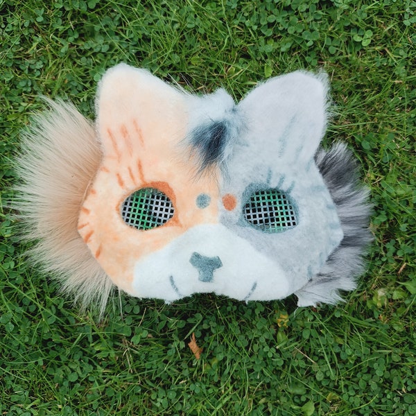 Calico Cat Therian Mask - Etsy