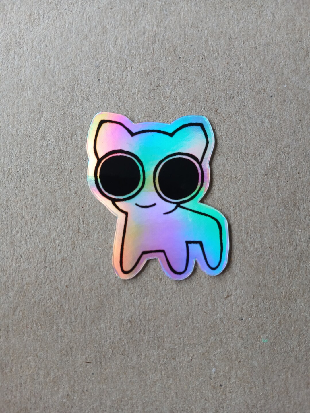 Holographic ADHD Creature Sticker - Etsy