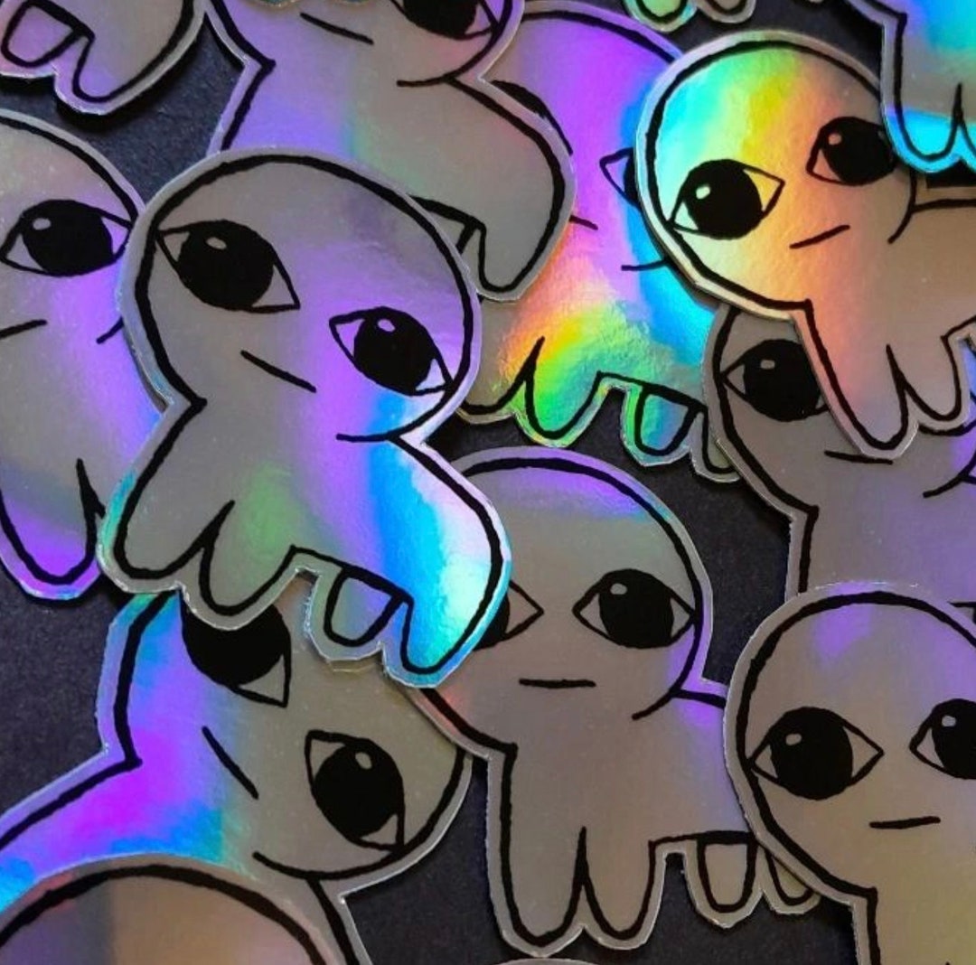 Holographic Autism Creature Sticker - Etsy