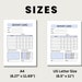 Editable Report Card, Homeschool Report Sheet, A4 and US Letter Size ...