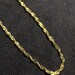 Twisted Link Necklace 14k Gold - Etsy